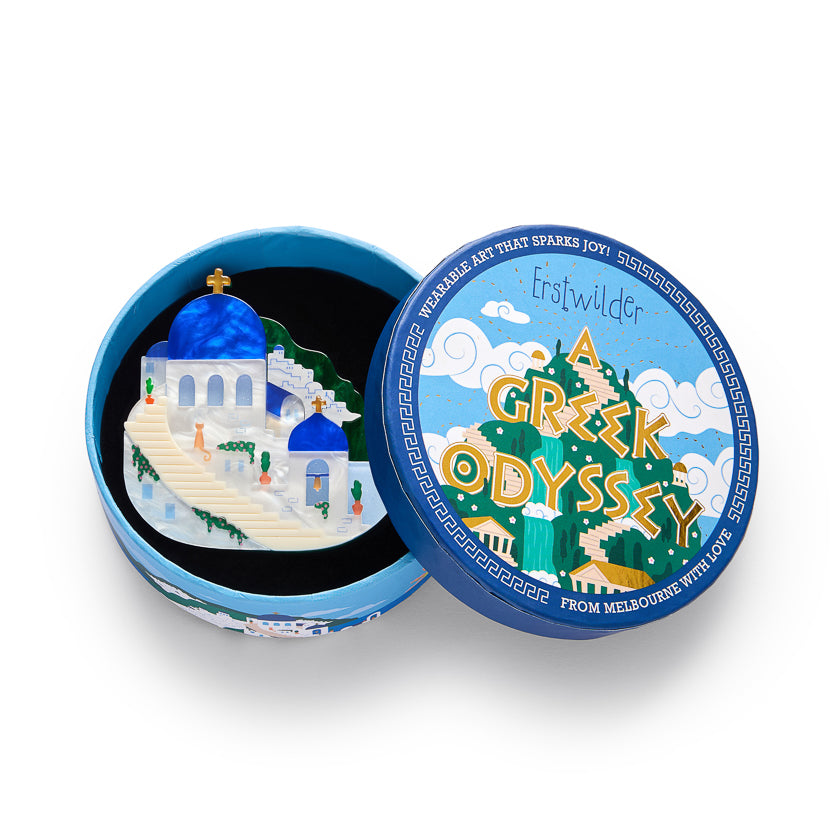 Erstwilder A Greek Odyssey - Santorini Sunsets Brooch – Have You Met ...