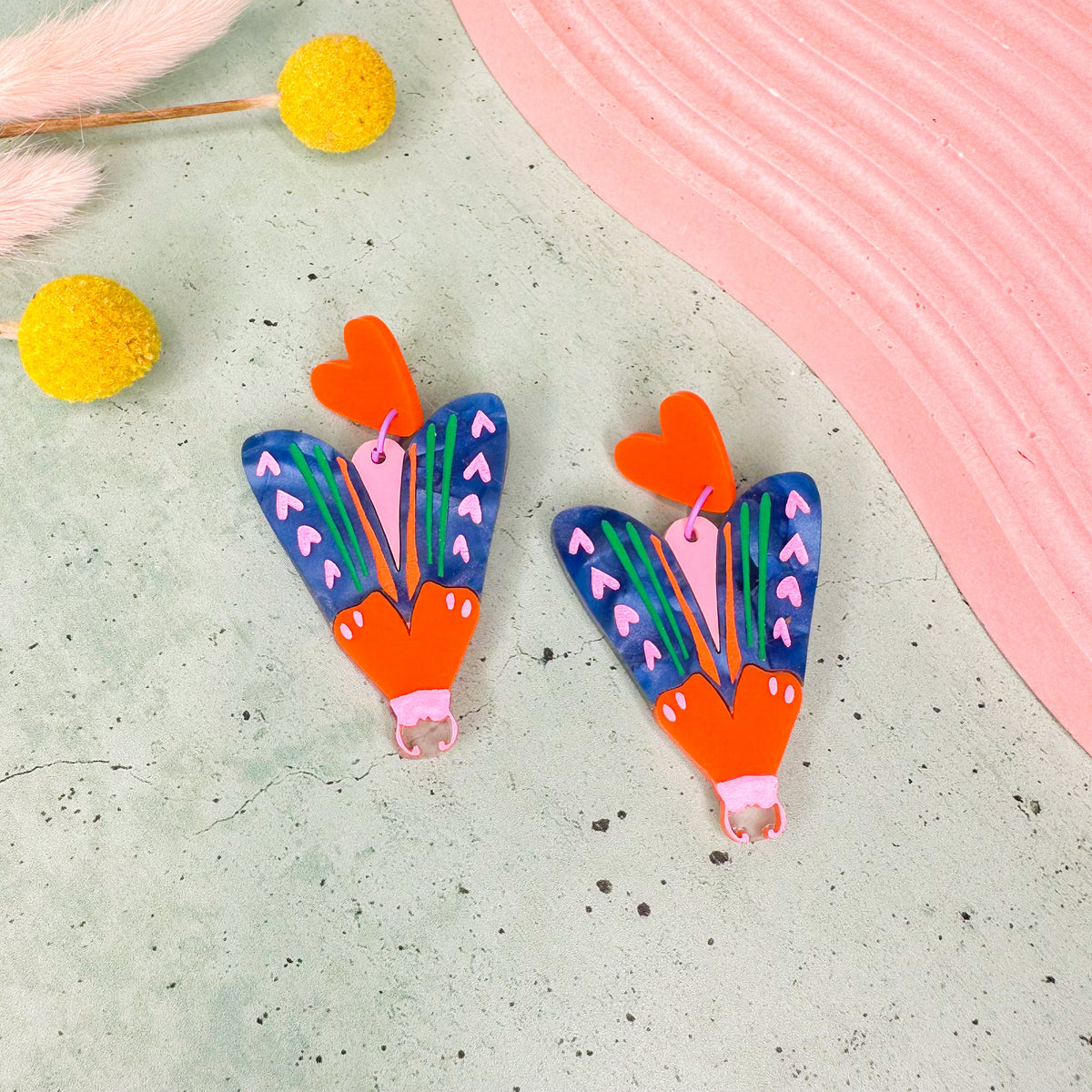 Mintcloud x Missy Minzy - Moth Dangles – Have You Met Charlie?