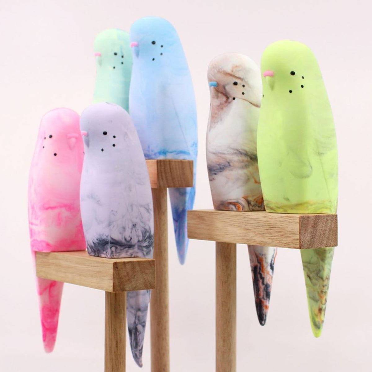 Pete Cromer Resin Budgie – Have You Met Charlie?