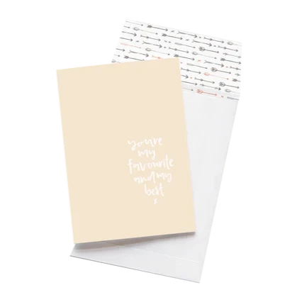 Emma Kate Co. Greeting Card - You're My Favourite and My Best – Have ...