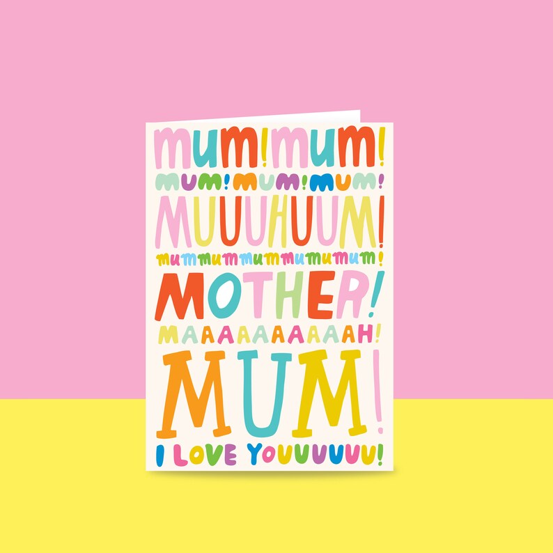 Able And Game Mother's Day Card - Mum! Mum! Mum! – Have You Met Charlie?